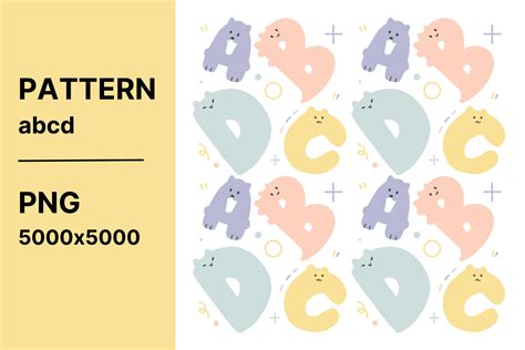 Abcd Cute Animal Typography Graphic By Tnwan · Creative Fabrica