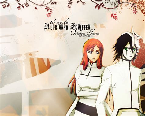 Ulquiorra And Orihime Bleach Anime Wallpaper Fanpop