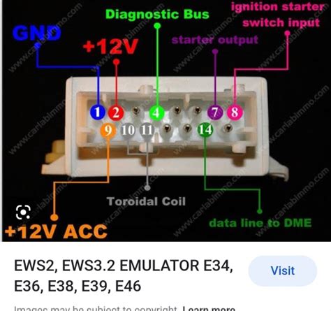 Bmw E46 Ecu And Ews3 Bench Pinout