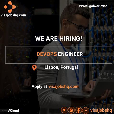 Hiring Now In Lisbon As A Devops Engineer Visa Sponsorship Is Available