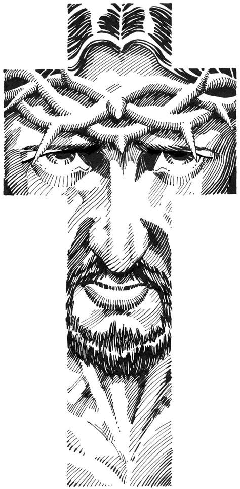 Christian Art Christian Drawings Jesus Drawings