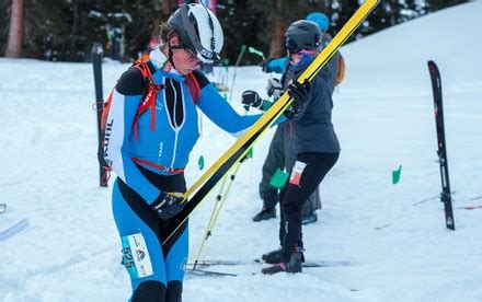 Multiple Transition Zones Occur During Skimo Editorial Stock Photo