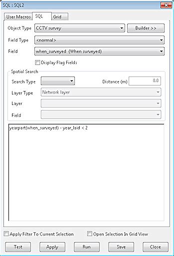 Selecting Objects Using Sql