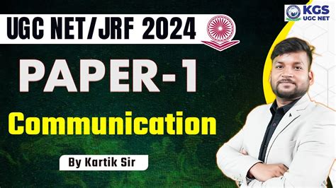 ugc net jrf 2024 paper 1 communication for ugc net 2024 by
