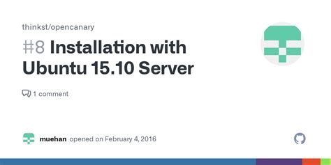 Installation With Ubuntu Server Issue Thinkst Opencanary GitHub
