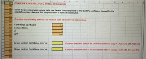 solved given the accompanying sample data use excel s