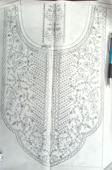 Beautiful Embroidery Tracing Design