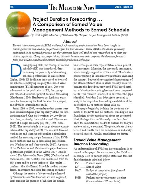 Project Duration Forecasting Pdf Statistical Hypothesis Testing Forecasting