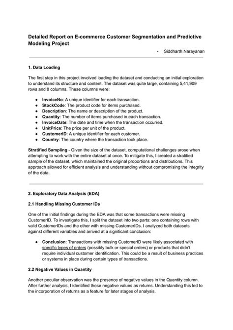 E Commerce Customer Segmentation And Predictive Modeling Enhancing
