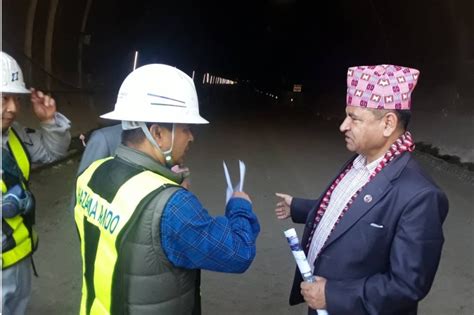 Nagdhunga Tunnel Construction Gathering Pace Says Transport Minister