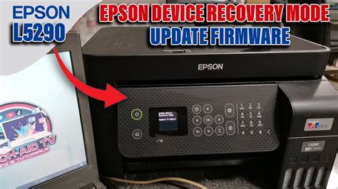 How To Fix Epson Device Recovery Mode Update Firmware Only Youtube