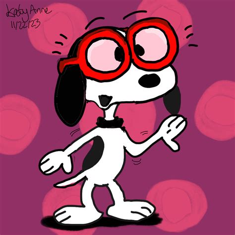 Snoopy In His Rose Colored Glasses By Jazztoons On Deviantart
