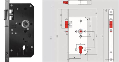 Dormakaba 393 Classroom Lock With 55mm Backset Cw Split Spindle And