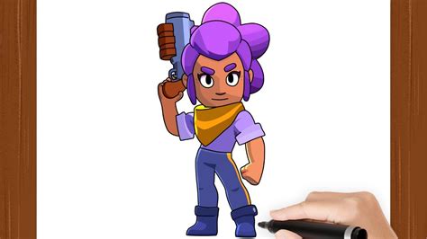 How To Draw Brawl Stars Characters Shelly