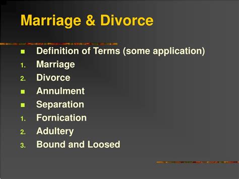 Ppt Marriage And Divorce Powerpoint Presentation Free Download Id