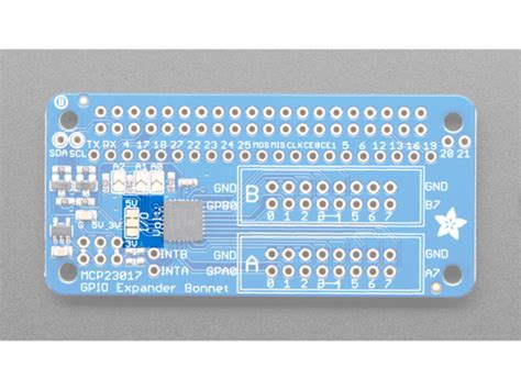Pinouts Adafruit Gpio Expander Bonnet For Raspberry Pi Adafruit Learning System