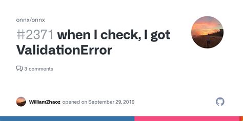 When I Check I Got Validationerror · Issue 2371 · Onnxonnx · Github