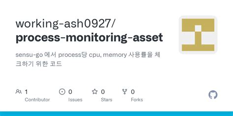 Github Working Ash0927process Monitoring Asset Sensu Go 에서 Process당