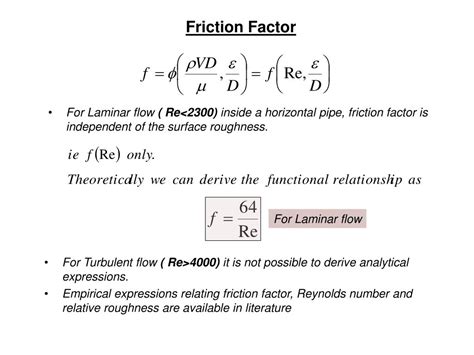 Friction Factor Of Copper Pipe At Cecil Messer Blog