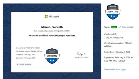 Azure Cloudcomputing Microsoftcertified Az204 Azuredeveloper Praneeth Manuri 10 Comments