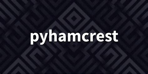pyhamcrest 2 1 0 hamcrest framework for matcher objects