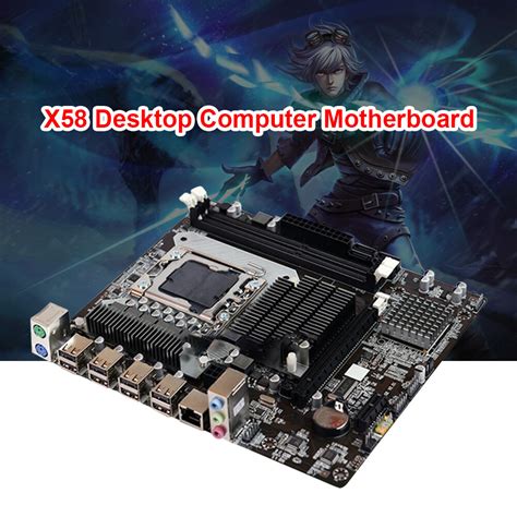 X58 Desktop Motherboard 1366pin Support Ddr3 Ecc Server Memory Mainboard Ebay
