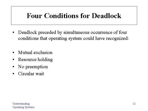 Chapter 5 Process Management Deadlock 7 Cases Of