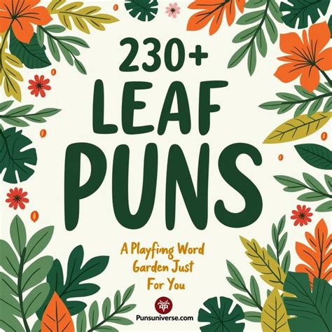 230 Leaf Puns A Playful Word Garden Just For You In 2025 Leaf Puns