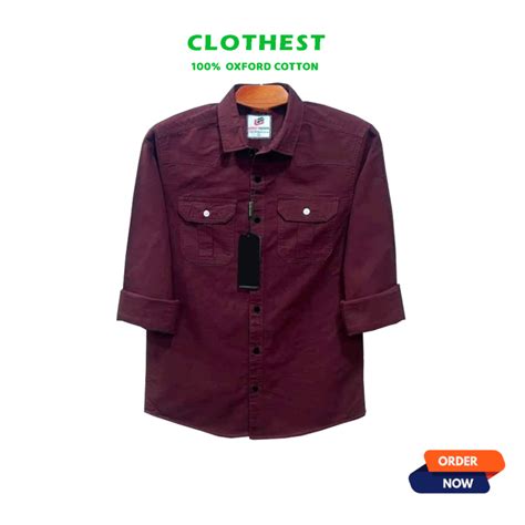 1 Pcs Full Sleeve Ndp Meroon Clothestbd