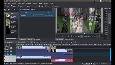 crossfade video and audio clips using kdenlive youtube