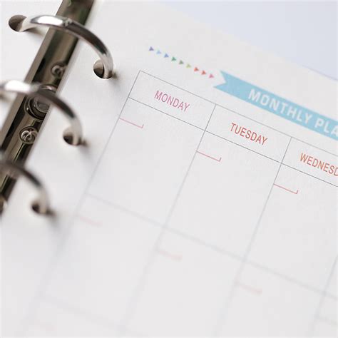 40 Sheets A6 Size 6 Hole Paper Refills For Notebook Planner Ctal Resources Your Innovative