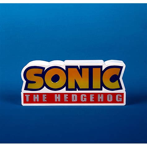 Sonic The Hedgehog Logo Light Traditional Ts Zavvi Uk