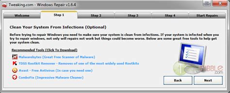 Tweaking Com Windows Repair Fix Common Windows Problems