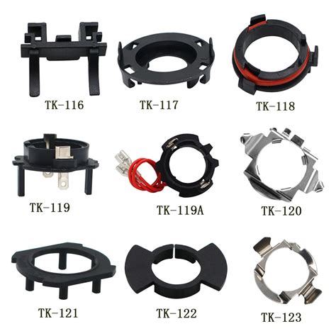 2pcs H7 H1 Led Car Headlight Bulb Base Holder Adapter Socket For Fiat