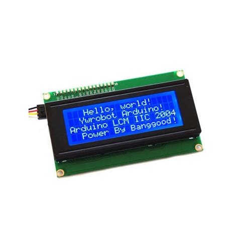 Geekcreit IIC I C Módulo de Visualización LCD de x Caracteres Azul para Arduino