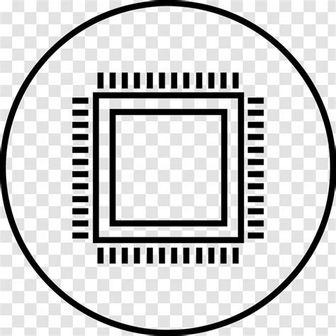 Central Processing Unit Computer Monitors Symbol Processor Icon Transparent PNG