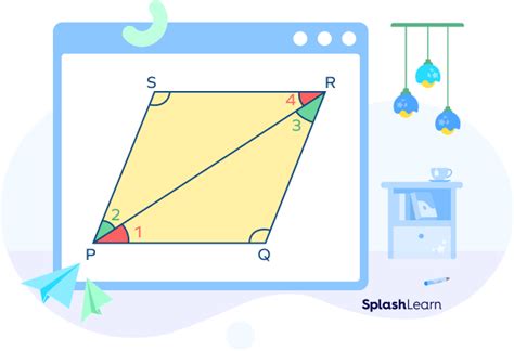angles of parallelogram definition properties examples
