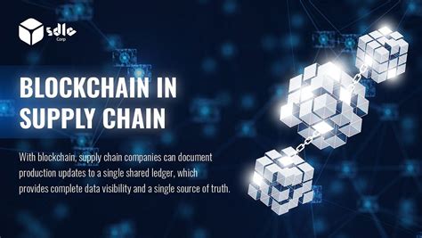 Blockchain In Supply Chain Track And Trace With Blockchain Technology