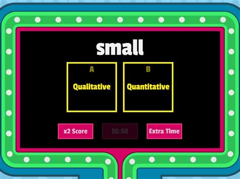 Qualitative And Quantitative Quiz Show Gameshow Quiz