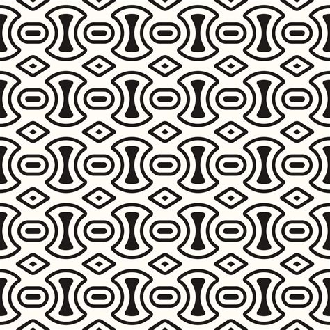 Vector Geometric Abstract Seamless Monochrome Pattern Texture Repeating Background 10382652
