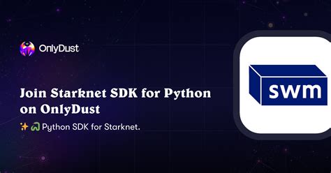 Starknet Sdk For Python Onlydust