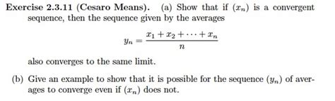 Solved Show that if (x_n) is a convergent sequence, then the | Chegg.com