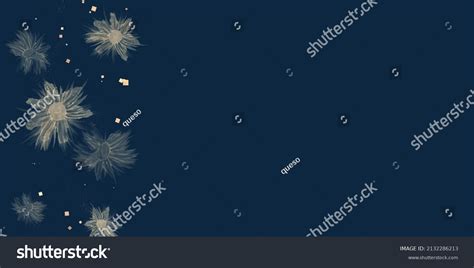 Classical Horizontal Template Navy Blue Background Stock Illustration