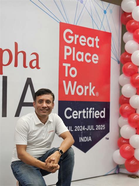 Jeeshan George On Linkedin Accelalpha Greatplacetowork