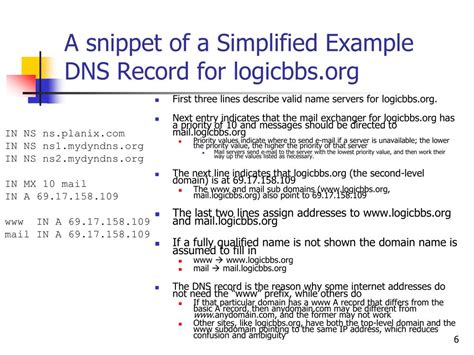 PPT DNS PowerPoint Presentation Free Download ID 3503553