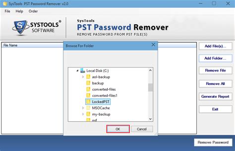Outlook Pst Password Recovery To Remove Password From Pst File