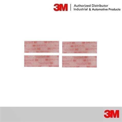 3m Mushroom Head Tape For Ezpass Ipass Fastlane Toll Fasteners 4 Pieces X 1 X 3 Line Clear