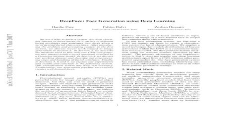 Pdf Deepface Face Generation Using Deep Learningdeepface Face