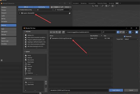 installing blenderbim problem — osarch