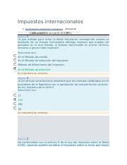 Impuestos Internacionales Exámenes Semana 4 2do Parcialdocx
